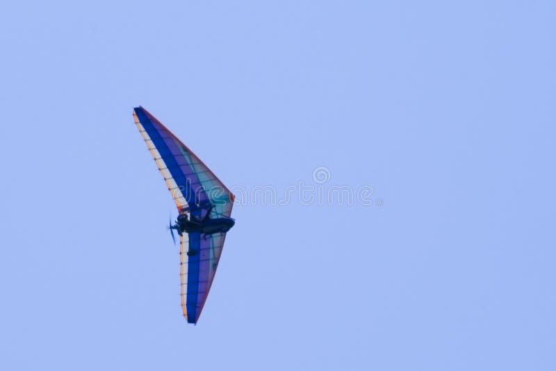 Extreme Flight on Delta Plane Stock Image - Image of adventure ...