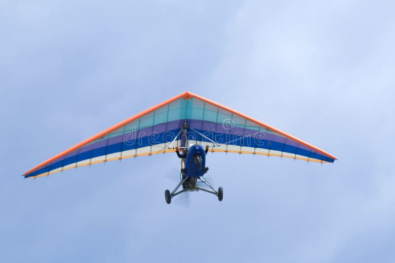 Extreme Flight on Deltaplane Stock Photo - Image of drive, aviation ...