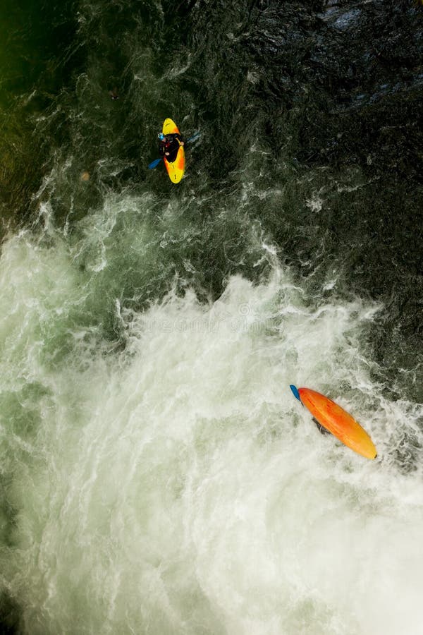 Extreme Kayaking in Ecuador Stock Photo - Image of activity, kayaker ...