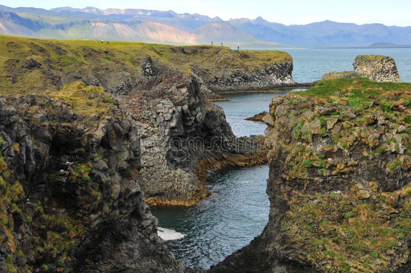 Extreme Landscape Forms in Iceland Stock Photo - Image of volcanic ...