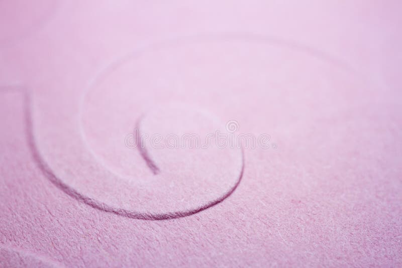 Extreme Macro of Embossed Pink Paper Stock Image - Image of decoration ...