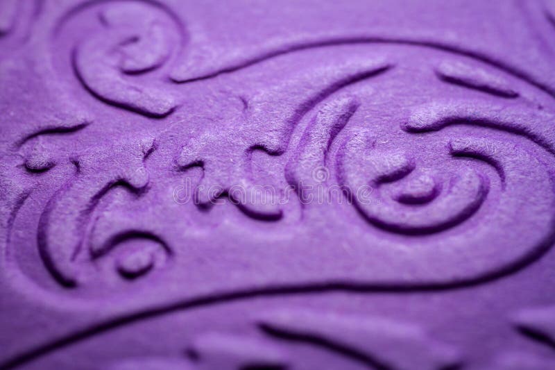 Extreme Macro of Embossed Purple Paper Stock Photo - Image of cover ...