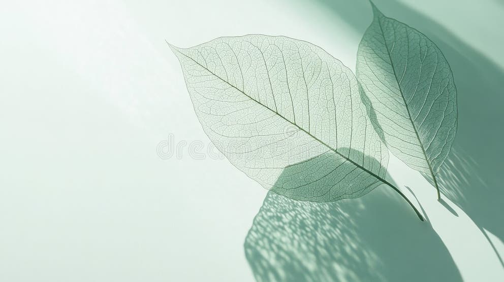Extreme Macro of Translucent Leaf Revealing Cellular Structure Under ...
