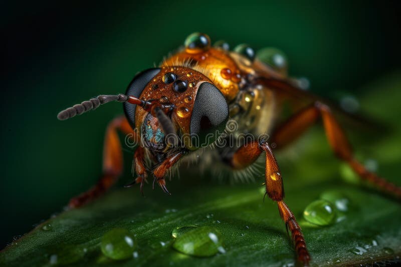 Extreme Macro, Very Sharp and Detailed Insect Closeup, AI Generated ...