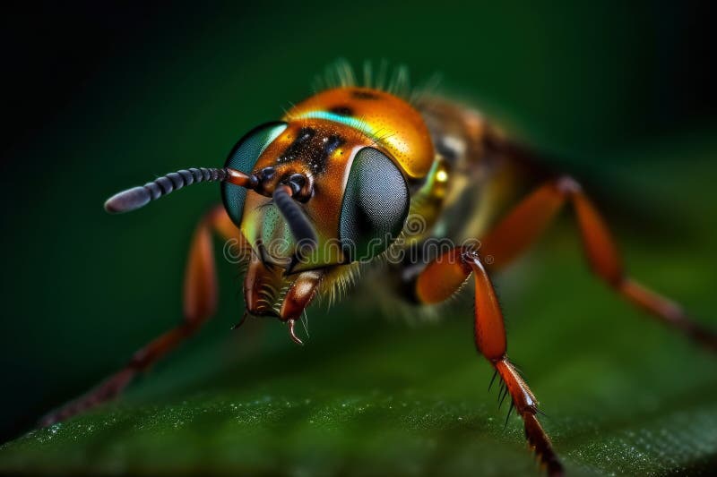 Extreme Macro, Very Sharp and Detailed Insect Closeup, AI Generated ...