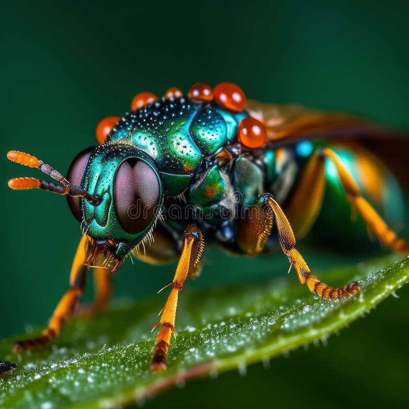 Extreme Macro, Very Sharp and Detailed Insect Closeup, AI Generated ...
