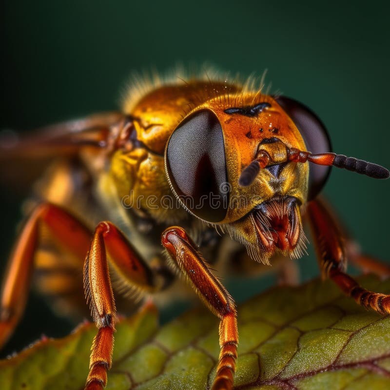 Extreme Macro, Very Sharp and Detailed Insect Closeup, AI Generated ...