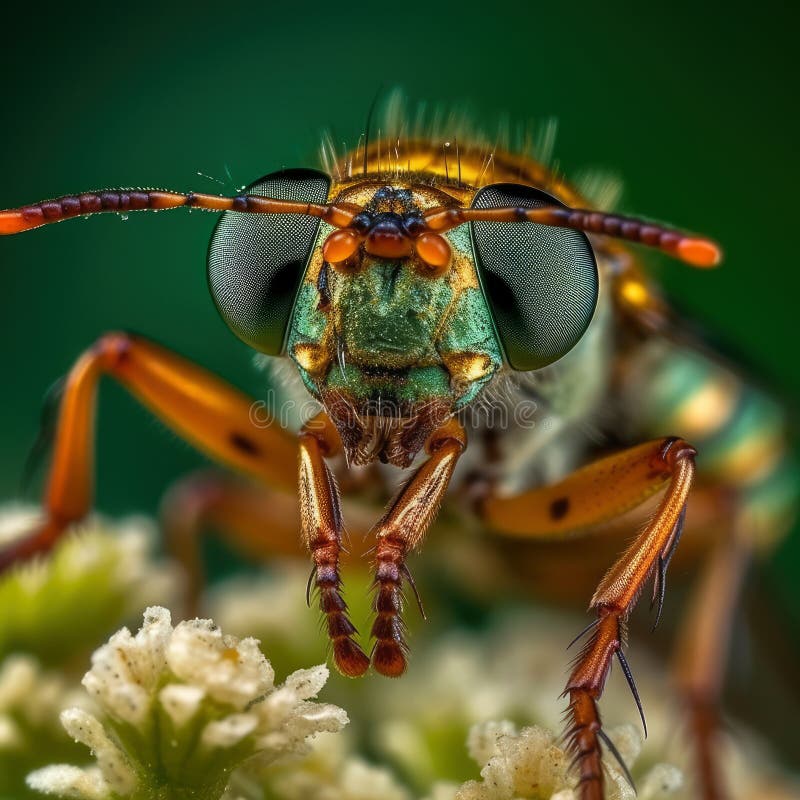 Extreme Macro, Very Sharp and Detailed Insect Closeup, AI Generated ...