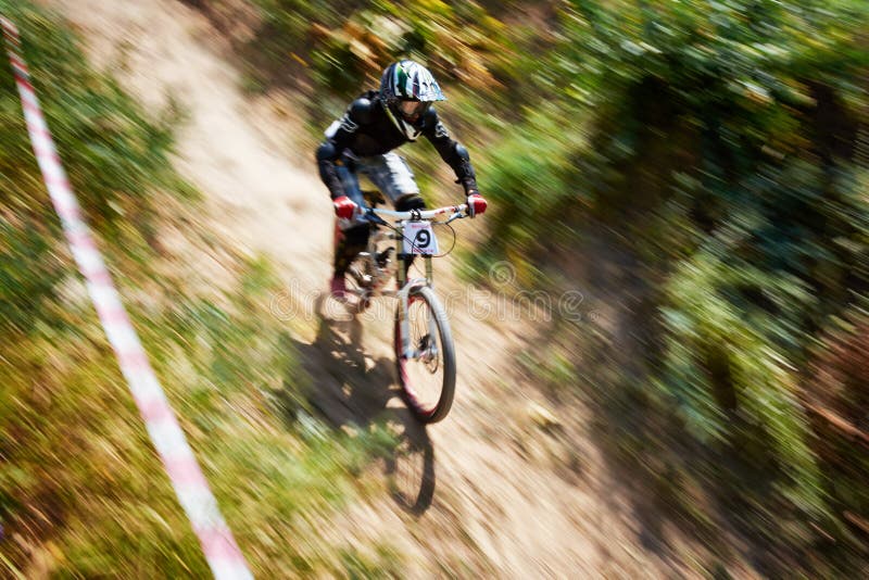 Extreme Mountain Bike Competition Editorial Stock Image - Image of ...