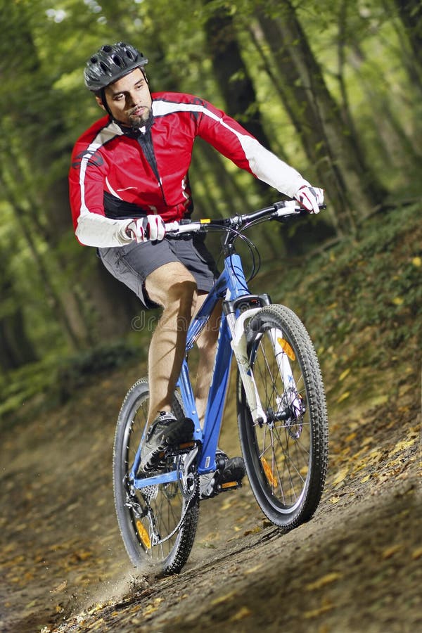 Extreme MTB cyclist stock photo. Image of cycling, extreme - 20393896