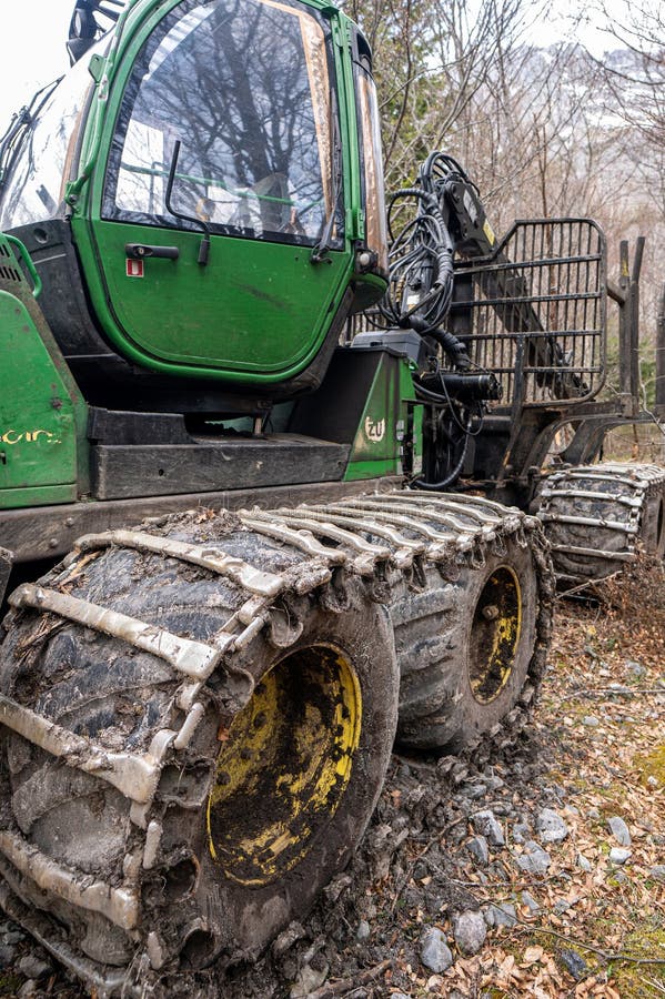 Extreme Off-road Heavy Logging Machinery Stock Photo - Image of ...