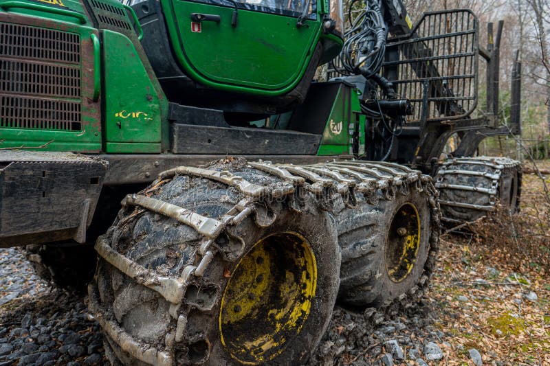Extreme Off-road Heavy Logging Machinery Stock Image - Image of ...