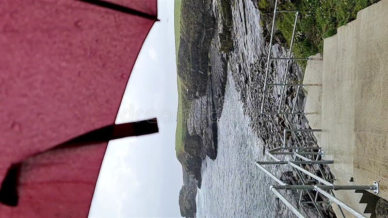 Extreme Rain Falling Seen from Inside of the Car Stock Video - Video of ...