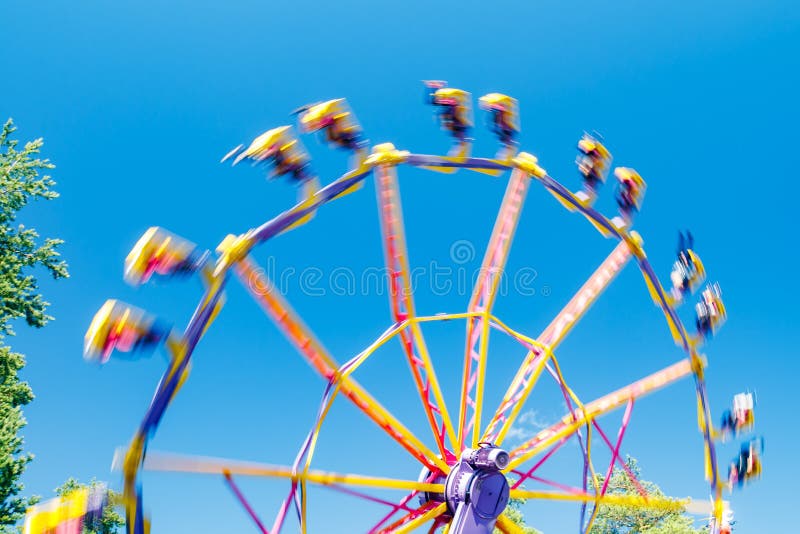 Ride in motion stock image. Image of fair, cute, land, parks - 428743