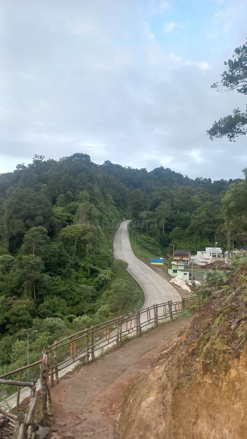 Extreme Road from Lebak Regency, Banten Stock Image - Image of banten ...