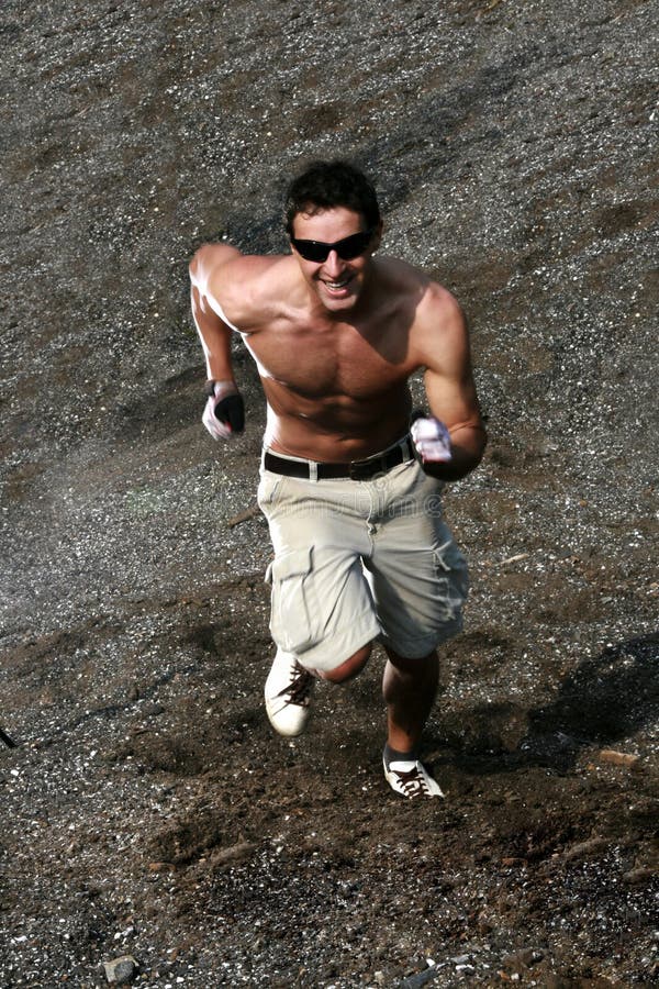 Extreme Runner stock photo. Image of people, endurance - 12476370