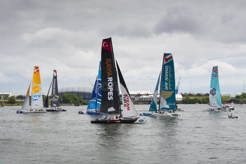 Extreme Sailing editorial photo. Image of sailing, scow - 55792266
