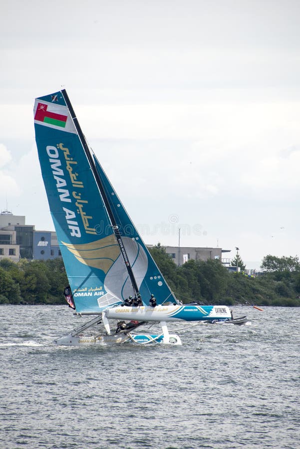 Extreme Sailing Series editorial image. Image of sail - 25863345