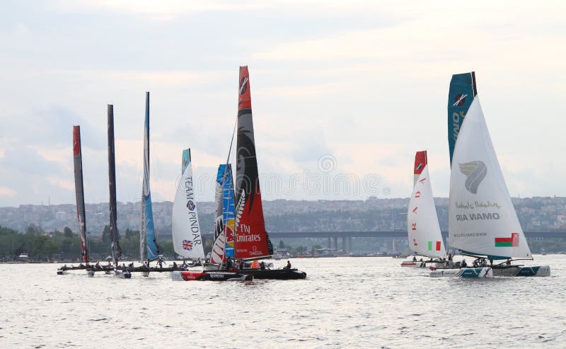 Extreme Sailing Series editorial photo. Image of marine - 20505296