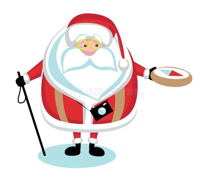 Extreme Santa stock vector. Illustration of christmas - 27910687