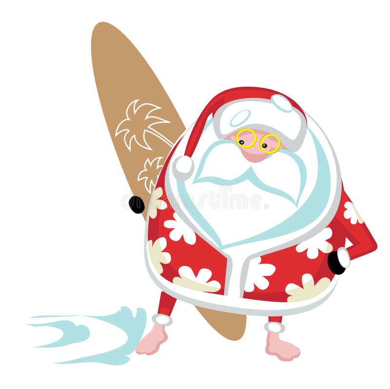 Extreme Santa stock vector. Illustration of christmas - 28252467