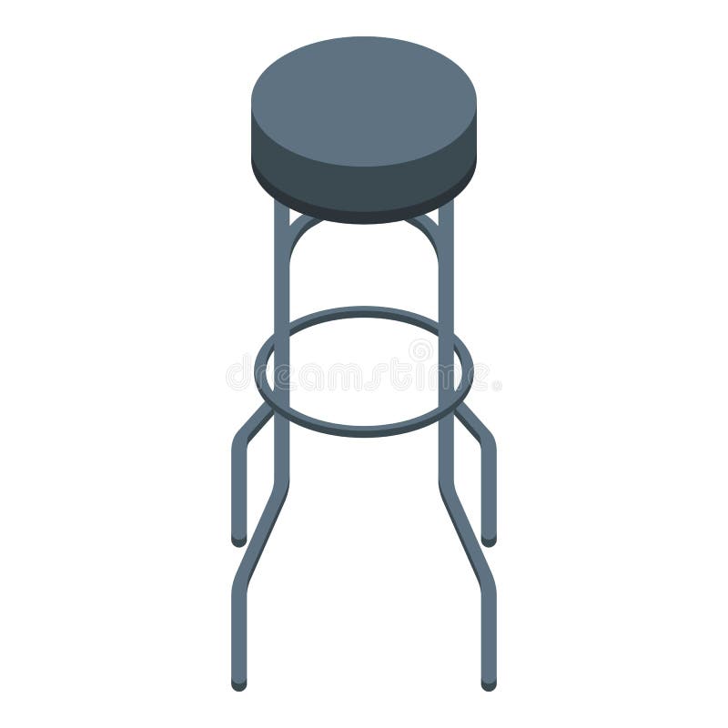Extreme Seat Icon Isometric Vector. Bar Stool Stock Vector - Illustration of office, swivel ...