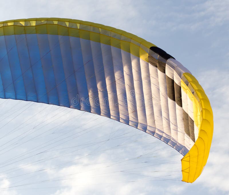 Extreme Sport Parachute in the Sky Stock Image - Image of parachute ...