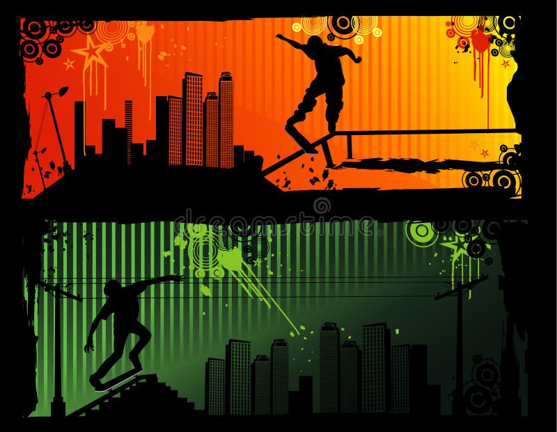 Extreme sports vector stock vector. Illustration of contrast - 5207379