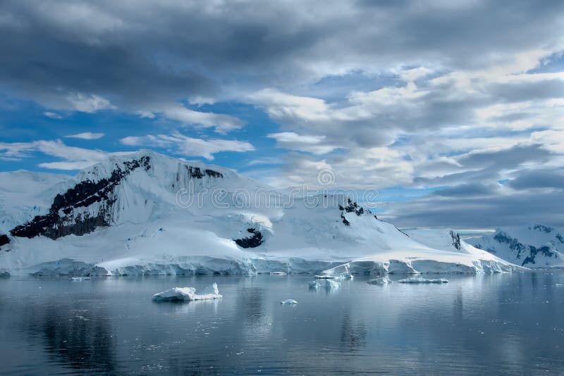 Inhospitable Antarctica stock image. Image of blue, ocean - 19765235