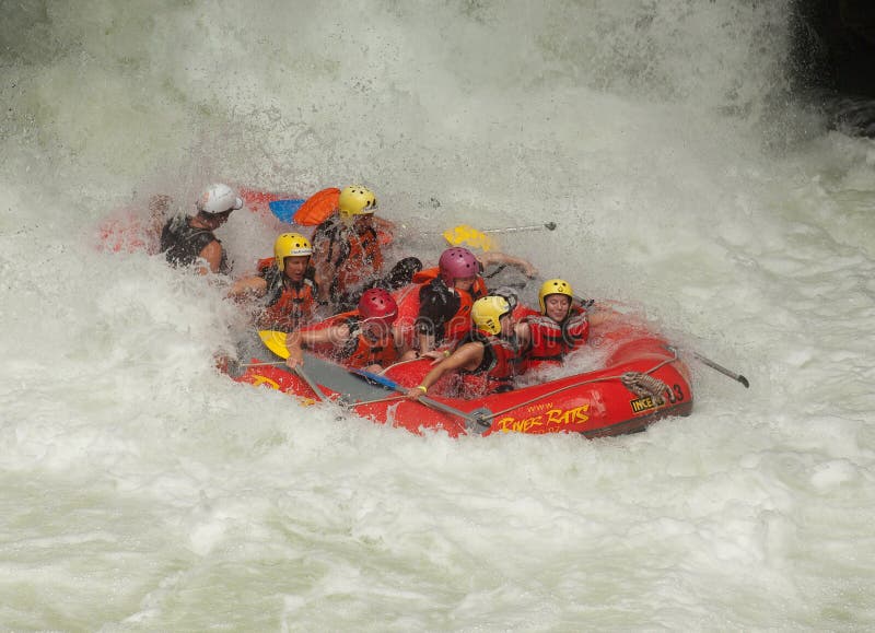 Extreme Whitewater Rafting editorial photography. Image of zealand ...