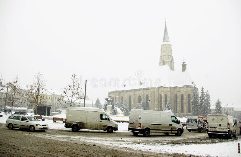 Extreme winter in Europe editorial photo. Image of abnormally - 23348776
