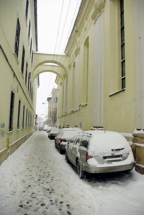 Extreme winter in Europe editorial stock image. Image of white - 23348659