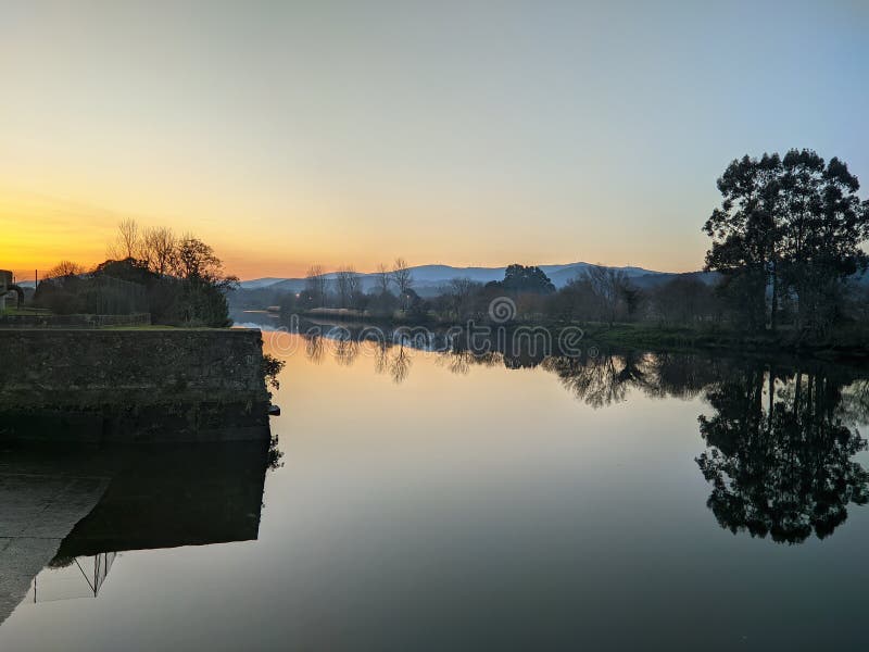 Extremely Beautiful River and Green Environment Opposite the Afternoon ...