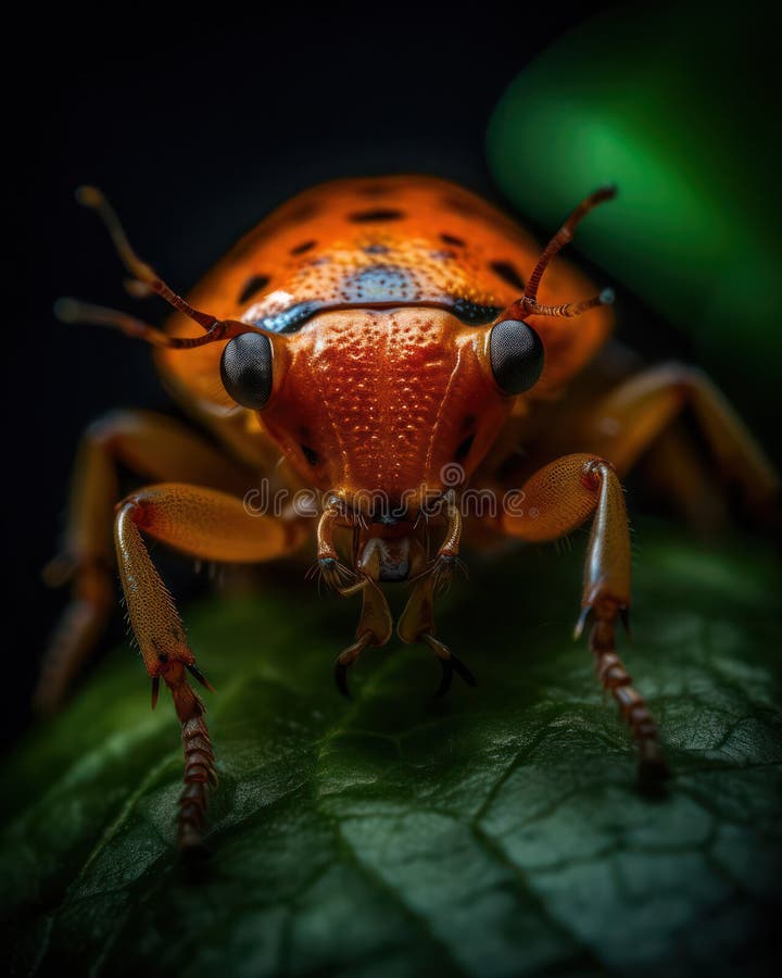 Extremely Clear and Detailed Image of the Head of an Unknown Insect ...