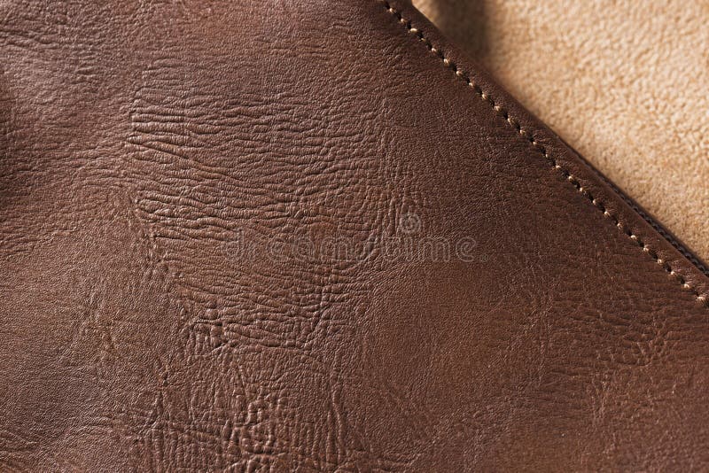 Extremely Close Up Quality Leather Texture Background Surface High