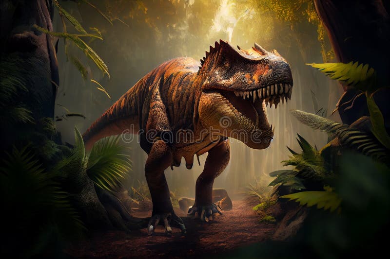 Extremely Detailed and Realistic Illustration of Dinosaur, T Rex ...