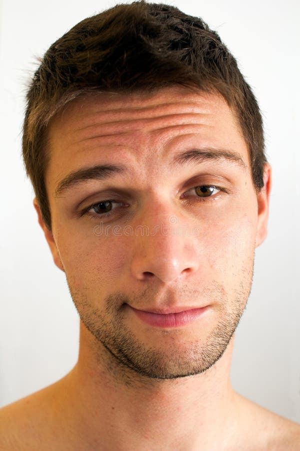 Extremely tired man stock image. Image of isolated, mouth - 22021107