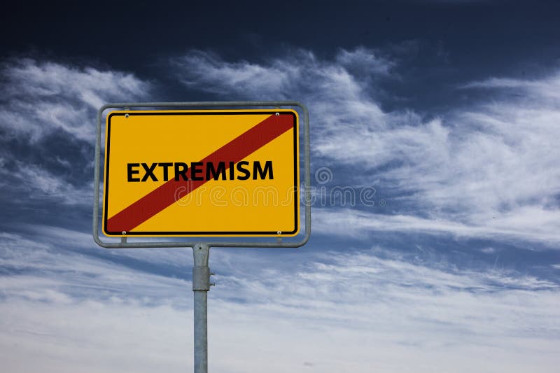 OBJECTIVES - Image with Words Associated with the Topic EXTREMISM, Word ...