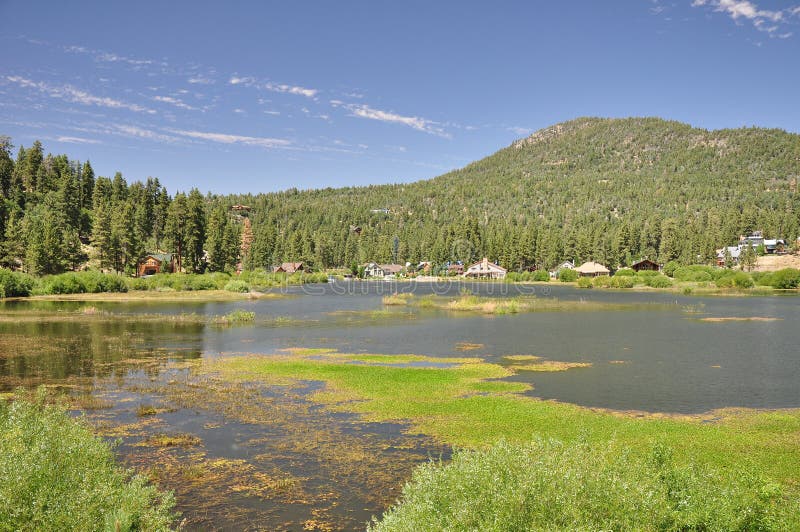 Extremo Del Norte De Big Bear Foto de archivo - Imagen de colada ...