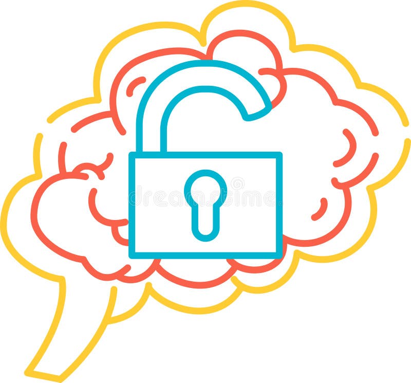 Extrovert Function of Human Brain Icon Vector Stock Vector ...