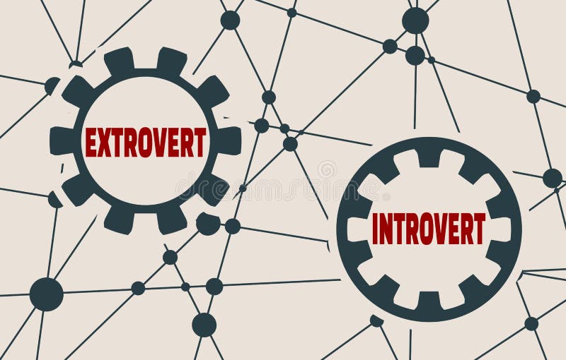 Extrovert Vs Introvert Metaphor Stock Vector - Illustration of concept ... Extrovert Vs Introvert Metaphor Stock Vector - Illustration of concept ...
