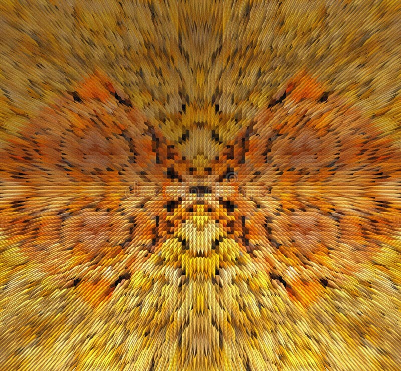 Extruded Glowing Unique Background Stock Illustration - Illustration of ...