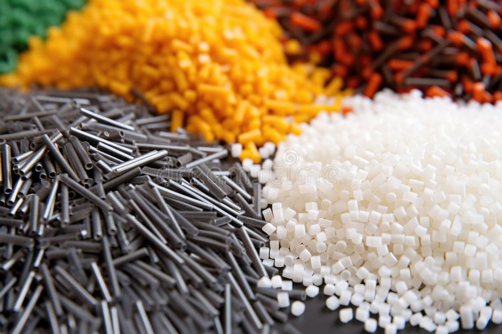 Extruded Plastic Pellets the Raw Material of Plastic Products Stock ...