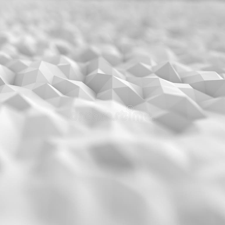 Extruded Triangles with Bokeh Stock Illustration - Illustration of ...