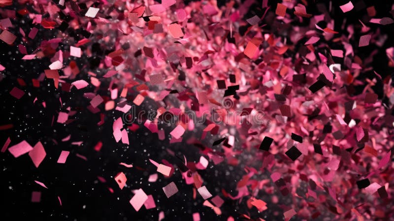 Exuberant Pink Confetti Explosion. Exuberant Explosion of Pink Confetti ... Exuberant Pink Confetti Explosion. Exuberant Explosion of Pink Confetti ...