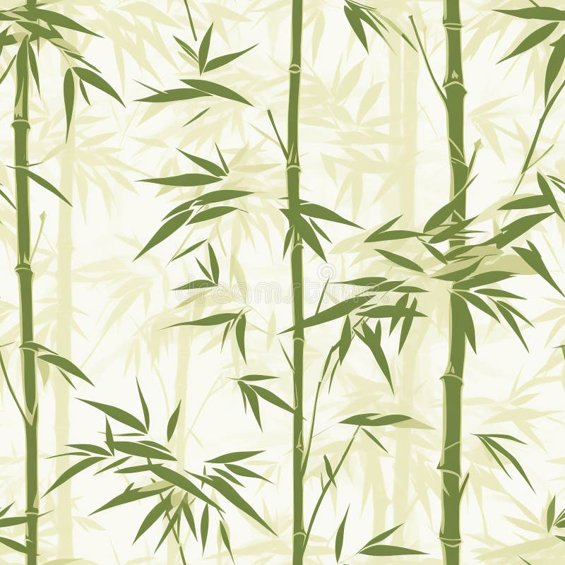 Graceful Bamboo Pattern: Elegance and Tranquility in Japanese-Inspired ...