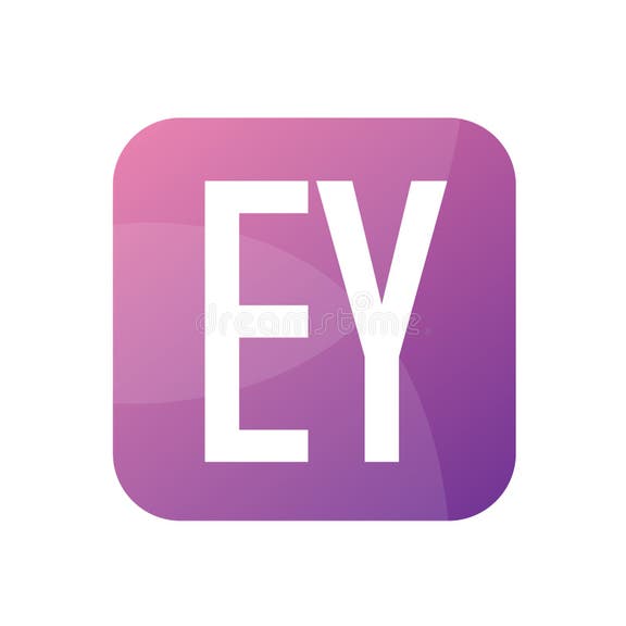 EY Letter Logo Design with Simple Style Stock Vector - Illustration of ...