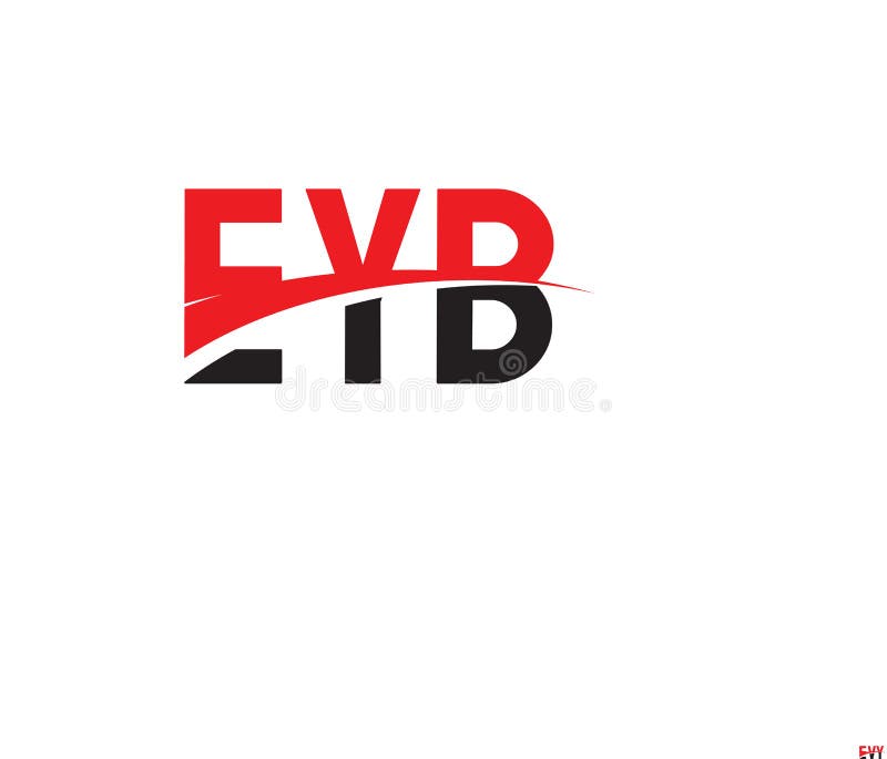 EYB Letter Initial Logo Design Vector Illustration Stock Vector ...