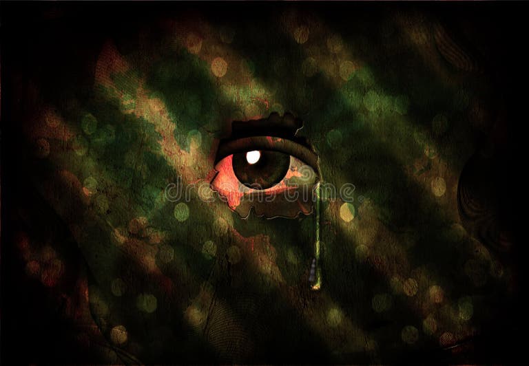 Sad Eye Tear Stock Illustrations – 2,069 Sad Eye Tear Stock ...