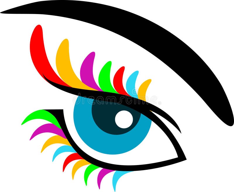 Spectrum Eye stock illustration. Illustration of close - 34945029